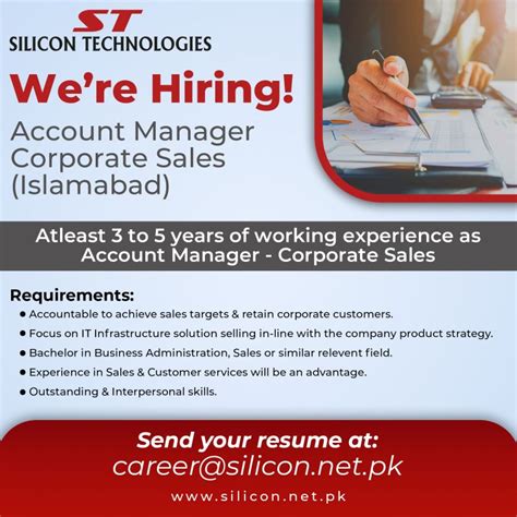 Silicon Technologies On Linkedin Hiringalert Corporatesales