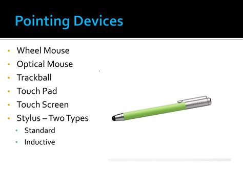 PPT Input Devices PowerPoint Presentation Free Download ID 2355879