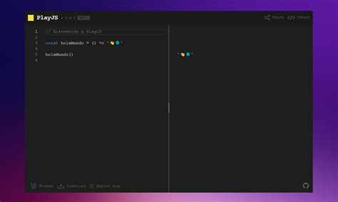 Github Salteadorneoplayjs Javascript Playground Web