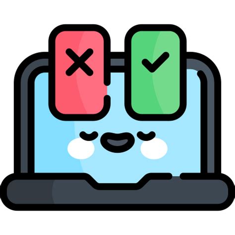 Testing Kawaii Lineal Color Icon