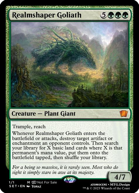 Realmshaper Goliath Rcustommagic