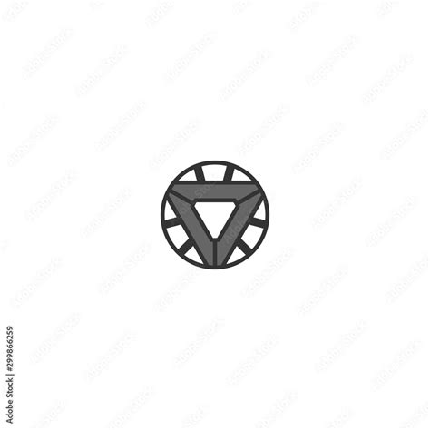 Arc Reactor Vector Stock Vector Adobe Stock