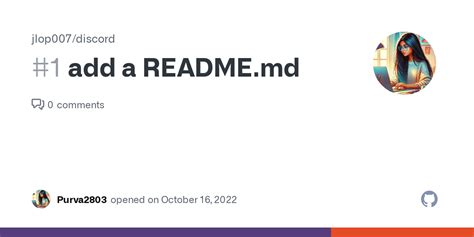 Add A README Md Issue Jlop Discord GitHub