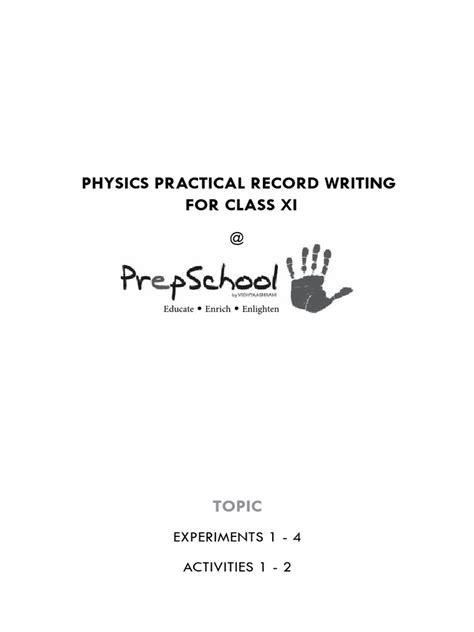 Physicspractical Record Writingclass Xi 2024 Pdf Pendulum Heat