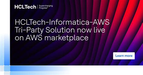 Hcltech Digital Business On Linkedin Hcltech Informatica Aws Tri