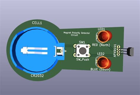 Magnet Polarity Detector Circuit