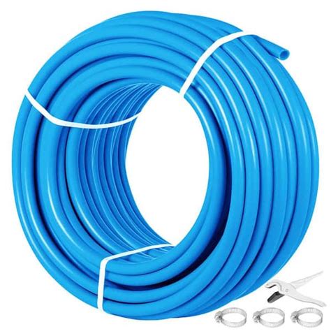 Skyshalo 34in Pex Tubing 300ft Non Barrier Pex Pipe Blue Pex B Tube
