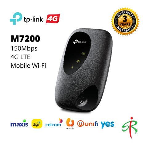 Tp Link M G Lte Portable Mobile Wi Fi Modem Router Wireless Mifi Simcard Shopee Malaysia