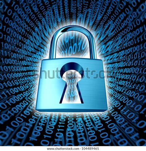 Data Security Computer Server Network Safety Stock Illustration 104489465