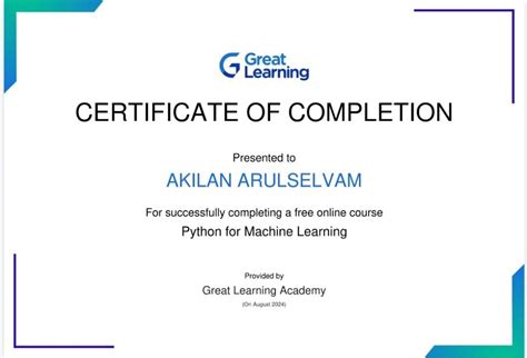 Akilan Arulselvam On Linkedin Pythonforml Datascience Machinelearning Professionalgrowth