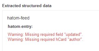How To Solve The Warning Missing Required Field Updated And HCard Author In Blogger