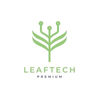 Tech Leaf Vector Art Icons And Graphics For Free Download