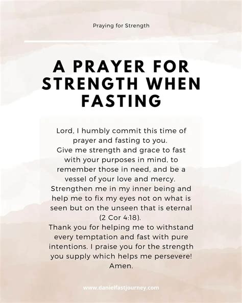 Praying For Strength 17 Powerful Prayers — Daniel Fast Journey