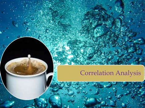 Application Of Correlation Ppt