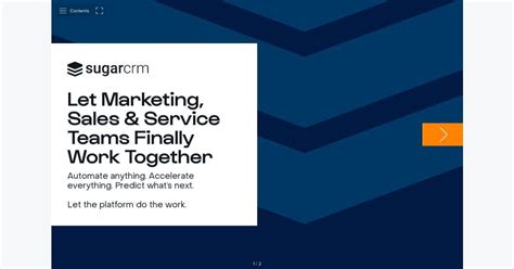 The Sugar Platform Crm Solution Suite Sugarcrm