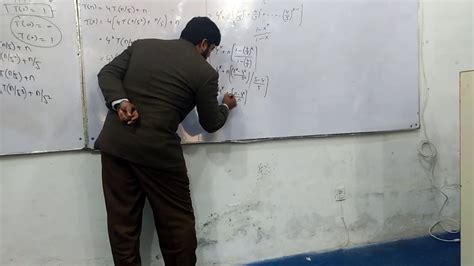 Mathematical Analysis For Recursive Algorithms Lecture5 Youtube