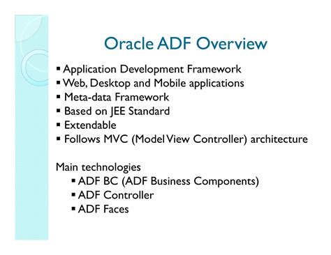 A Guide To Adf Fusion Development Pdf