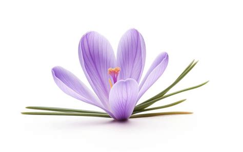 Premium Photo Crocus Varieties And Colors On White Background