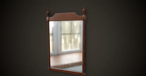 Vintage Wall Mirror 3d Furniture Unity Asset Store