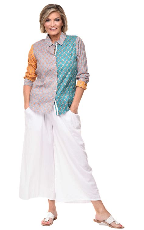 Final Sale Cv1087 Gretchen Button Down In Gingko