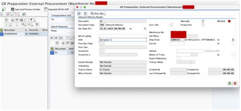 Expected Goods Receipt Process In SAP EWM MDP Group