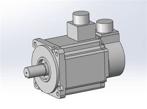 Delta Ac Servo Motor Kw CATIA STL STEP IGES SOLIDWORKS D CAD Model GrabCAD