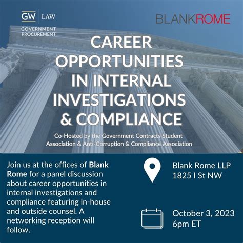 GW Law Government Procurement Law Program on LinkedIn: GW Law students! Please join us at 6pm on ...