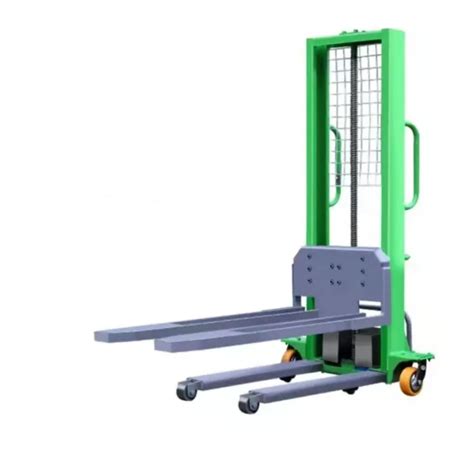 Small Self Load Lifting Stacker 500kg Semi Electric Portable Self