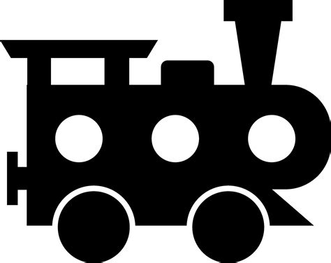Train In Black And White Color 25101850 Vector Art At Vecteezy