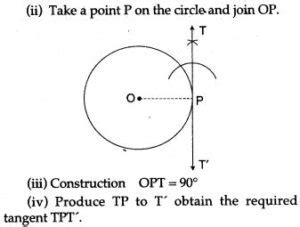 ICSE Solutions For Class Mathematics Circle Constructions A Plus