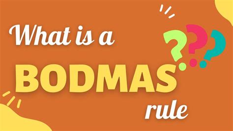 Master The Bodmas Rule Order Of Operations Simplified With Examples Expound It Jj World