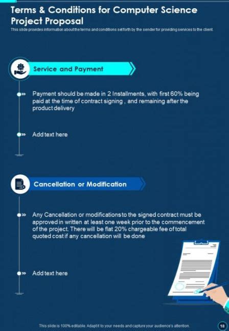 Printable Computer Science Project Proposal Report Sample Example Document Presentation Graphics