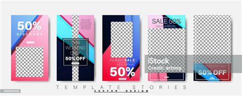 편집 가능한 스토리 배경 템플릿입니다 소셜 미디어에 대한 벡터 현대 디자인 배경 레이아웃 템플릿을 게시합니다 0명에 대한 스톡 벡터 아트 및 기타 이미지 Istock