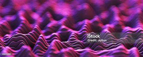 미래 지향적인 기술 배경 물결 모양의 흐르는 패턴 추상 데이터 흐름도 3d 일러스트레이션 0명에 대한 스톡 사진 및 기타 이미지 Istock