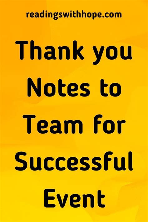 Thank You Message For Successful Event Best Thank You Message Thank U Message Thank You Messages