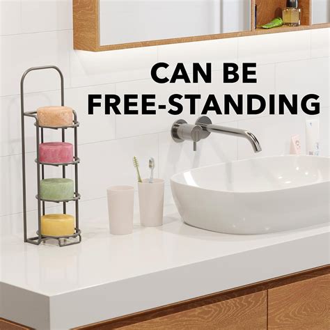 Spaceaid 4 Tier Bar Shampoo Holder For Shower Gray