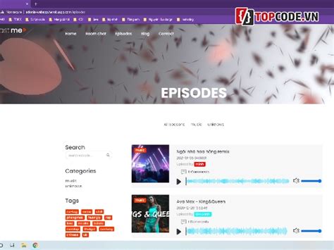 Full source code website upload và nghe nhạc trực tuyến có cả app desktop