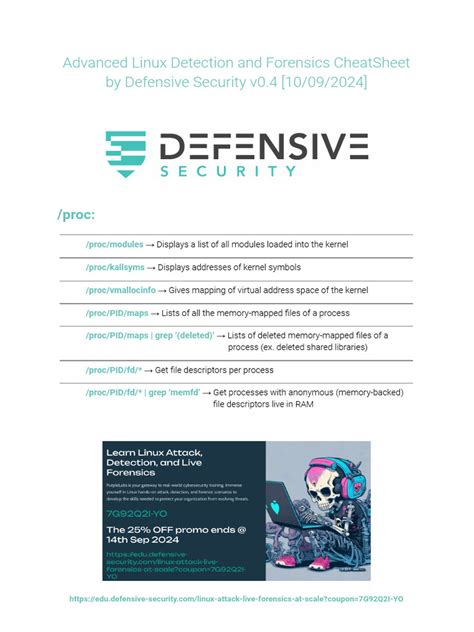 Advanced Linux Detection And Forensics Cheatsheet Pdf Secure Shell Computer File