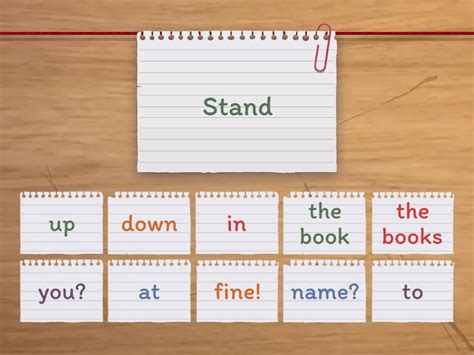 Commands Find The Match