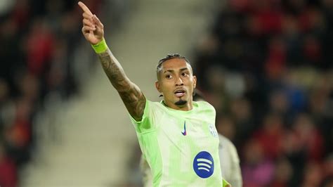 No Rest For Influential Raphinha Says Barcelona Boss Flick Bein Sports