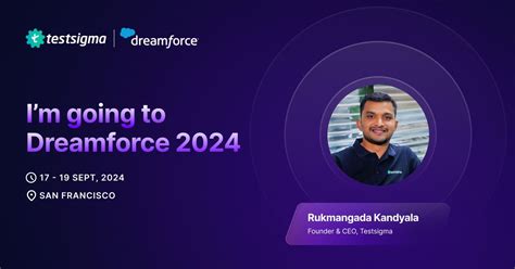 rukmangada kandyala on linkedin dreamforce2024 salesforce testing