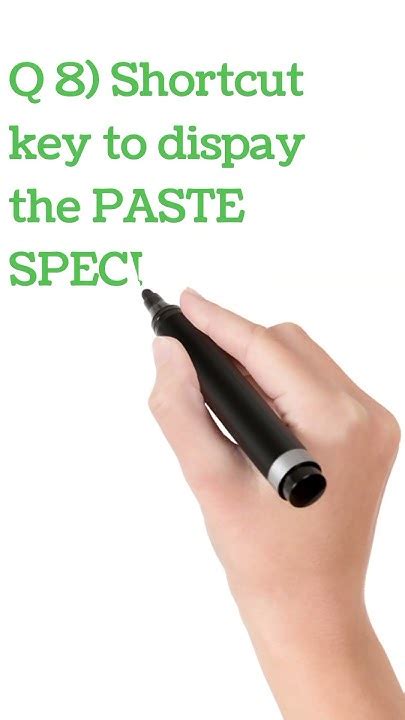 Shortcut Key To Display Paste Special Dialog Box Exceltech Excel