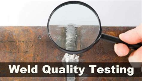 Welding Quality Control Novelty Steel