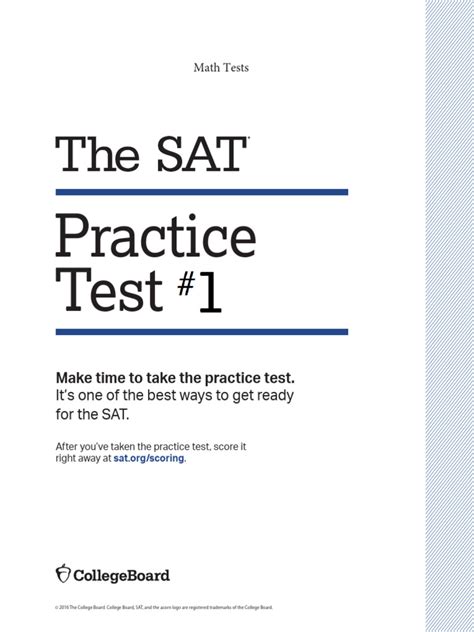 sat practice test 1 math tests pdf mathematical objects mathematics