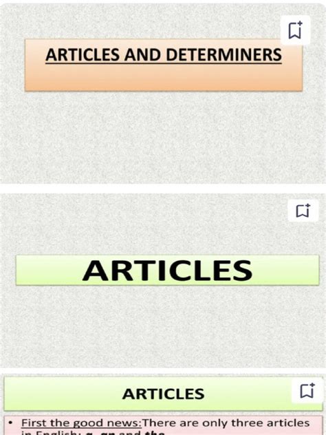 Articles And Determiners Pdf