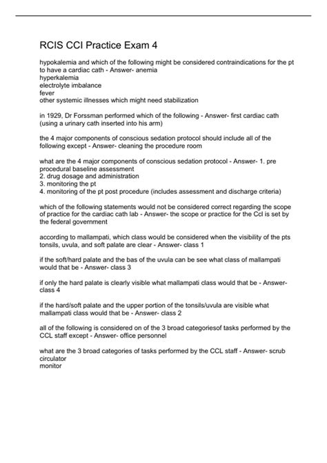 Rcis Cci Practice Exam 4 Qanda Rcis Cci Stuvia Us