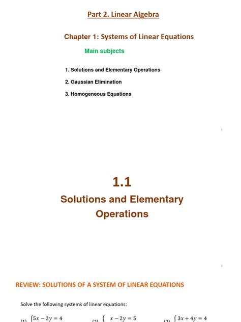 Chap1 2 Linear Equations Matri Pdf Matrix Mathematics System Of Linear Equations