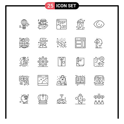 25 Thematic Vector Lines And Editable Symbols Of Independece Drink Api Cole App Editable Vector