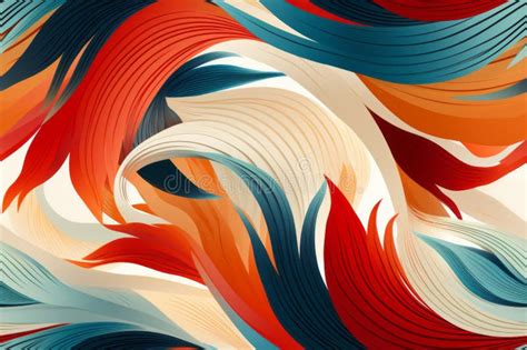 Colorful Abstract Background With Wavy Lines Stock Illustration Illustration Of Pattern