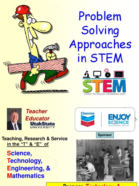 Problem Solving Approaches In Stem Pdf Science Technology Engineering And Mathematics
